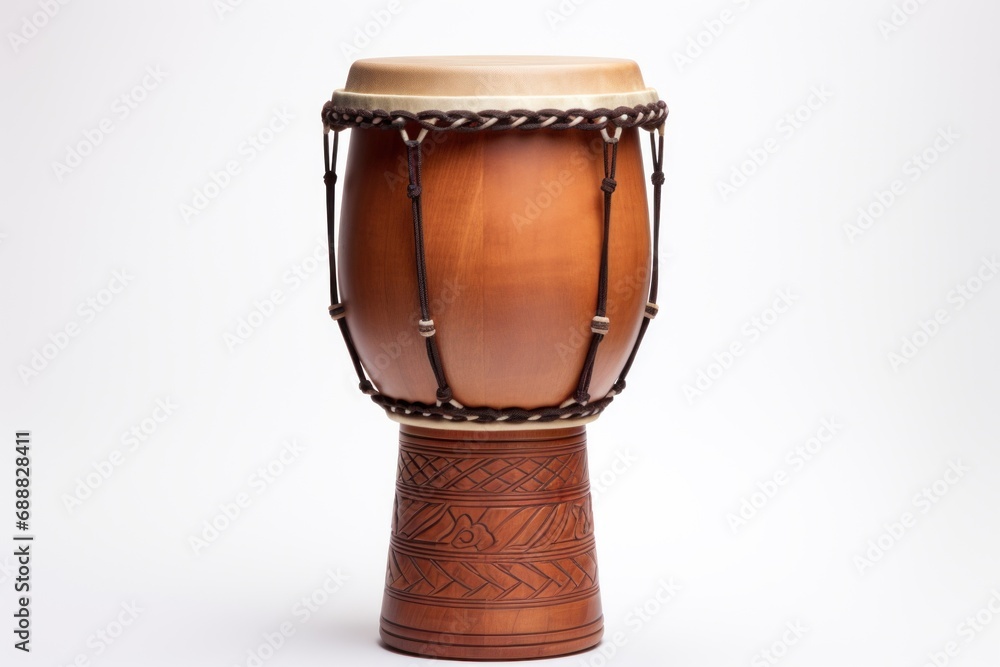 Darbuka drum on a white background. Traditional percussion musical ...