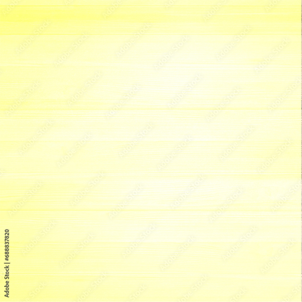 Plain yellow background. Empty square backdrop illustration with copy ...