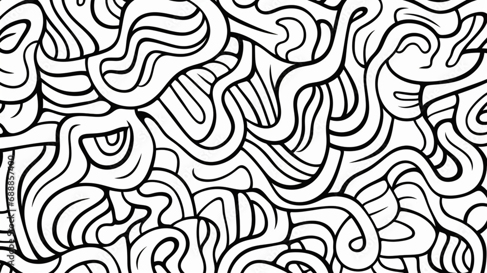 Fond graphique avec des traits noirs sur fond blanc. Arrière-plan pour ...