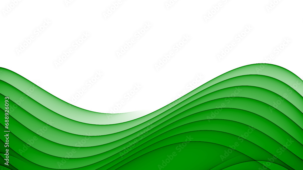 abstract green wave gradient transparent Png background Stock Photo ...