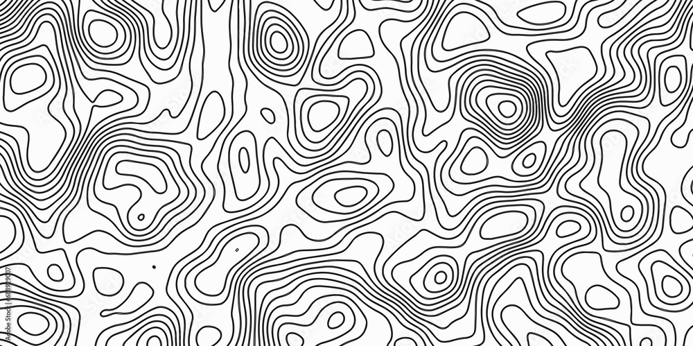 Topographic Map in Contour Line Light topographic topo contour map ...