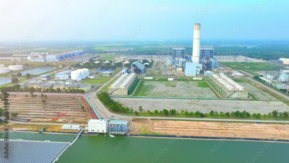 In a thermal power plant, the combustion of fossil fuels initiates a ...