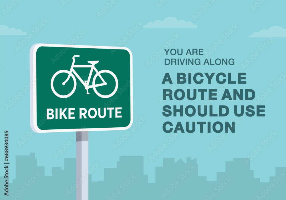 Safe driving tips and traffic regulation rules. Close-up of United ...