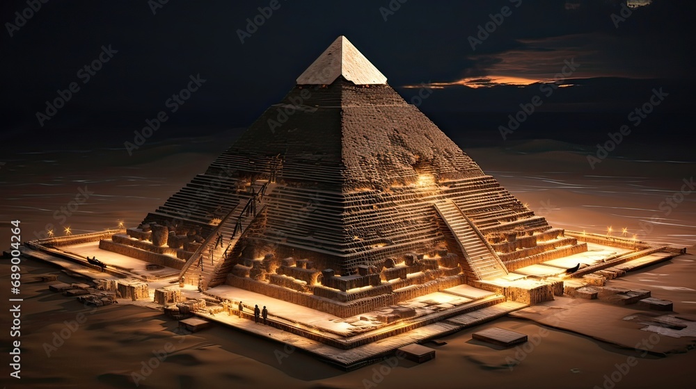 Pyramid complex, burial site, archaeological masterpiece, cultural ...