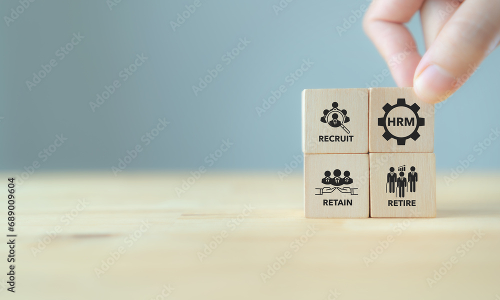 HRM, Human Resource Management. Recruit, retain and retire HR ...