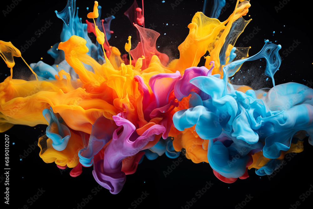 A Couple of People Standing Next to Each Other Created With Generative ...