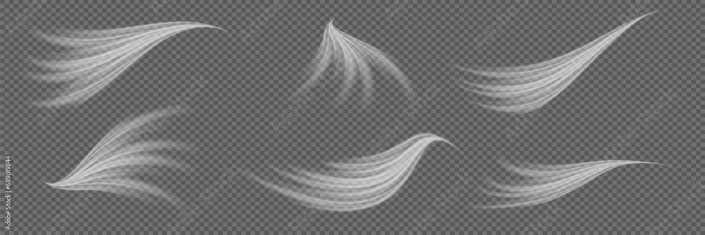 Light trail wave set, fire path trace line and effect curve rotation ...