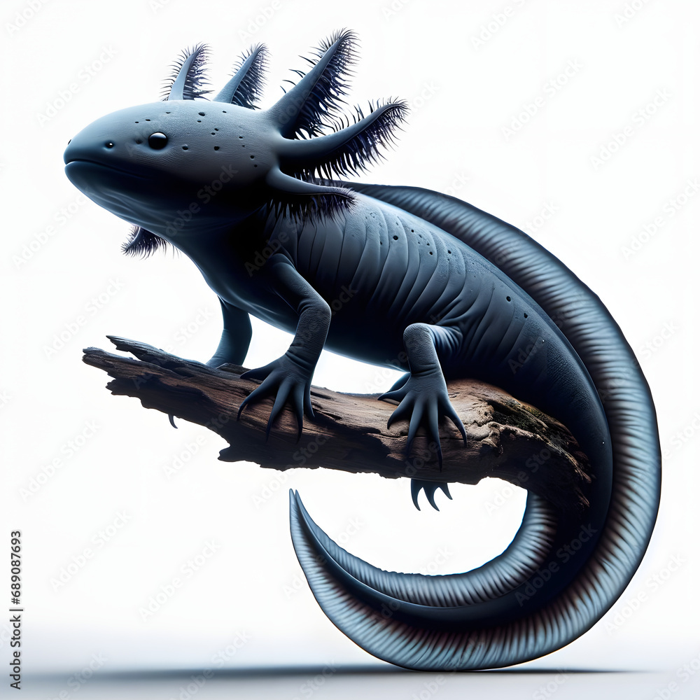 Ajolote, Ambystoma mexicanum, anfibio, neoténico, méxico, Xochimilco ...