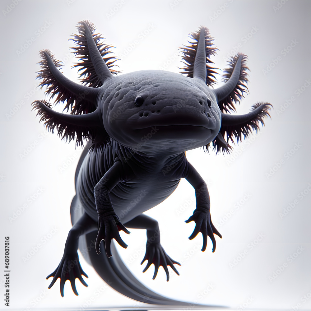 Ajolote, Ambystoma mexicanum, anfibio, neoténico, méxico, Xochimilco ...