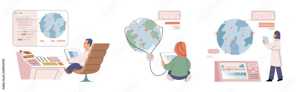 Lab test. Vector illustration. Experiments are designed to test ...