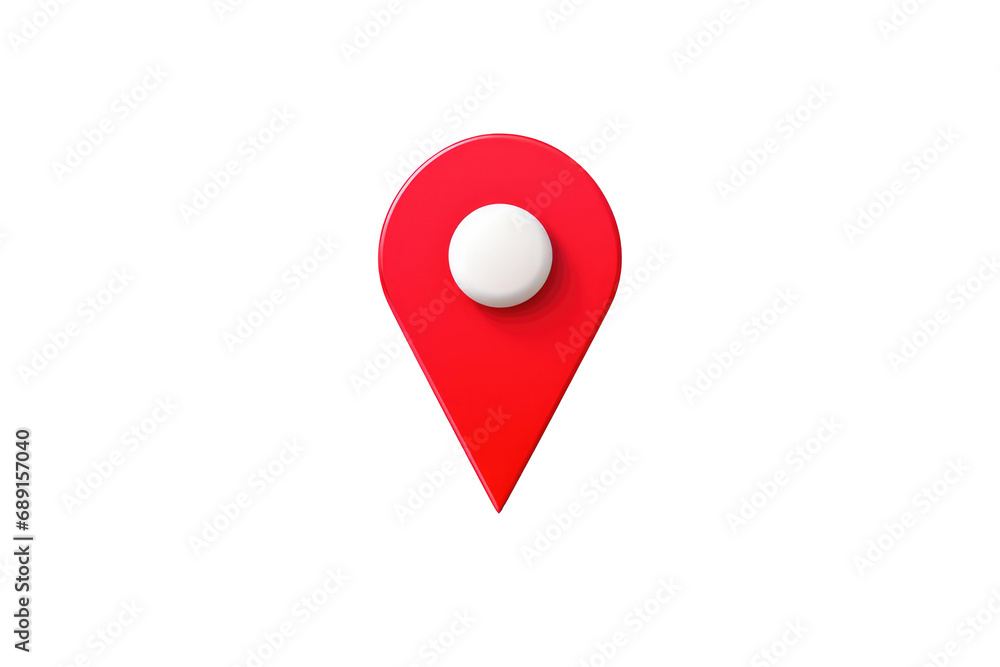 Red Pin Point Map Address Location Pointer Symbol Red Map Pin Symbol ...