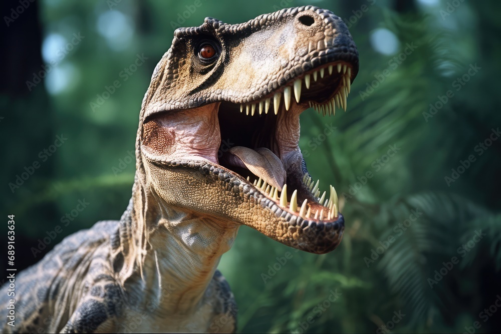 Also Known As T Rex, The Terrifying Carnivorous Dinosaur Stock Photo ...