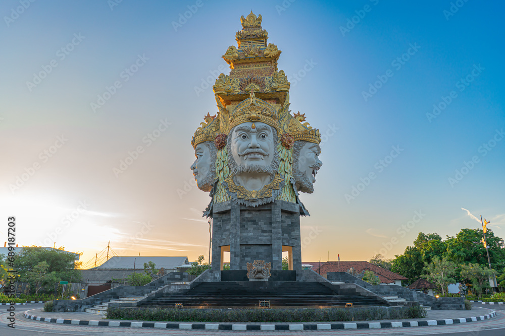 The splendor of the 26 meter tall Catur Muka statue which has become ...
