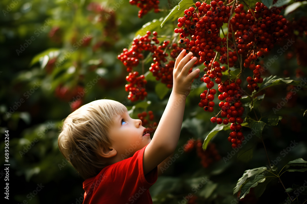 child reaching for fruit, fruits, kid eating fruit, wild berrys, berry ...