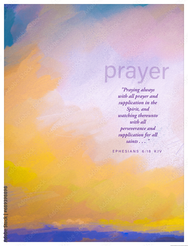 Impressionistic Glowing Sunrise or Sunset Digital Painting or Art with ...