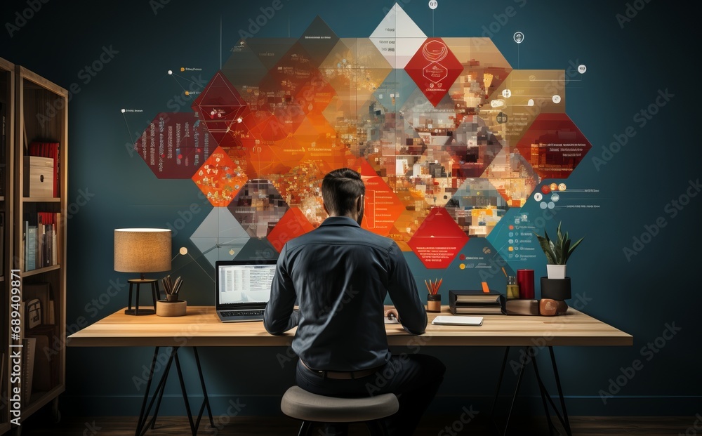 Data CRM business analysis customer report computer technology ...