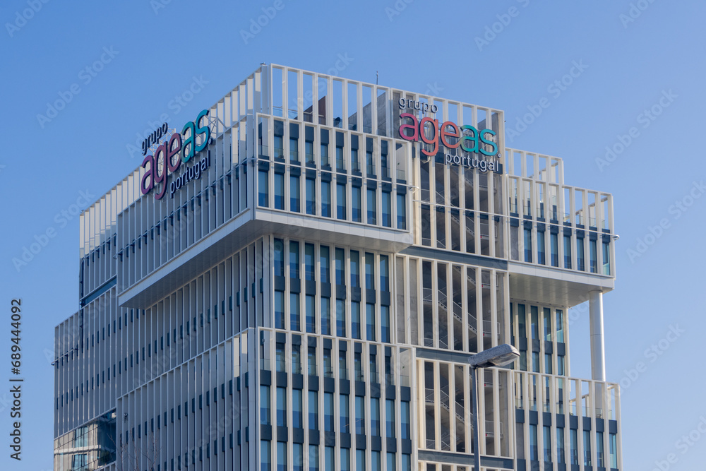 Ageas Tejo Building, Square Príncipe Perfeito, Parque of Naçoes, Lisbon ...