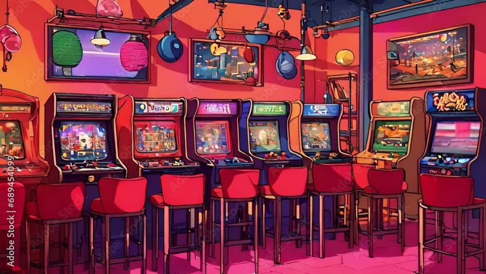 retro arcade becomes unexpected setting Board Game Night, with ...