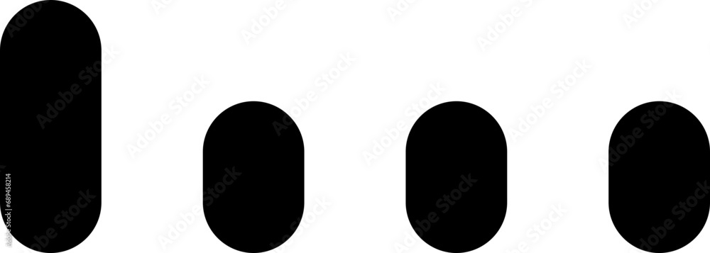 Mobile Signal Icon for Navbar and Status Bar - Minimalistic Wireless ...