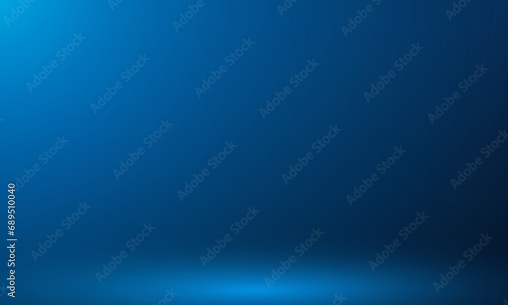 Abstract empty dark blue background with copy space,suitable for studio ...