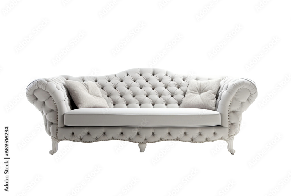 Sofa isolated transparent background. generative ai Stock Illustration ...
