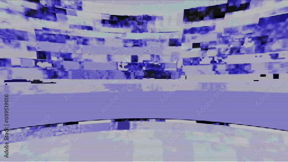 Glitch noise static television VFX. Visual video effects stripes ...