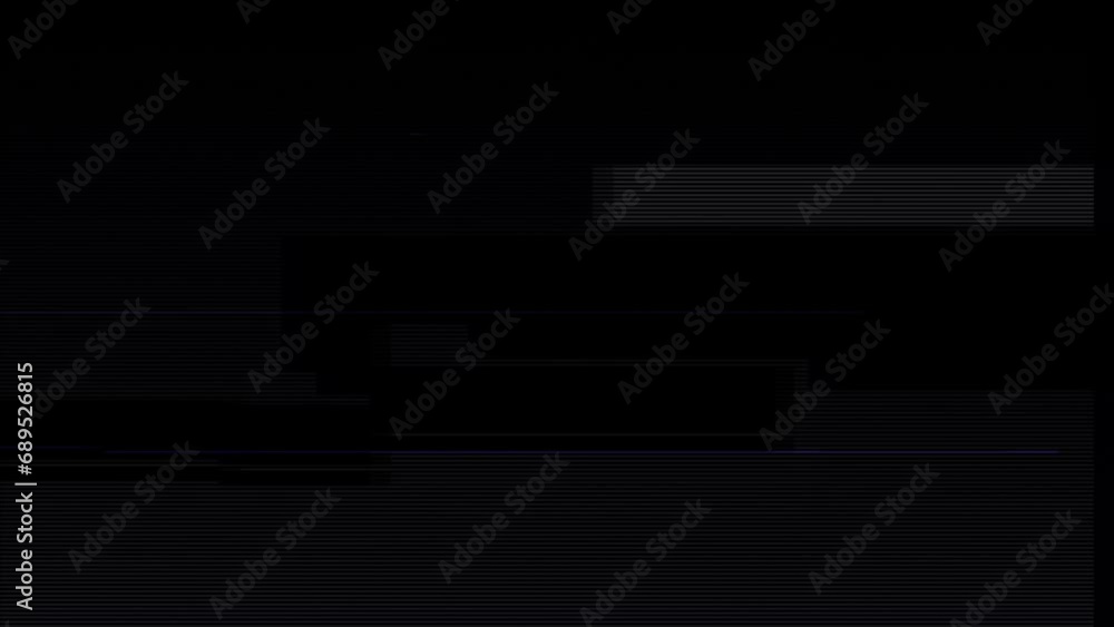 Glitch noise static television VFX. Visual video effects stripes ...