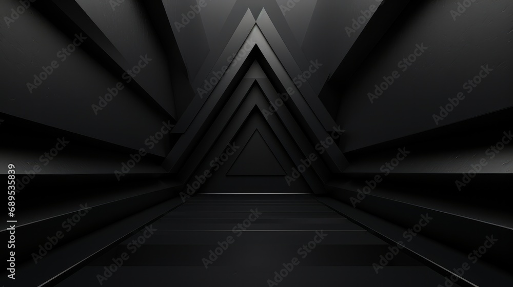 Minimalist solid black background, bold and powerful, for impactful ...