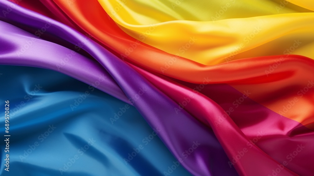 LGBT background. LGBT+ flag in rainbow colors. Diversity and equal ...