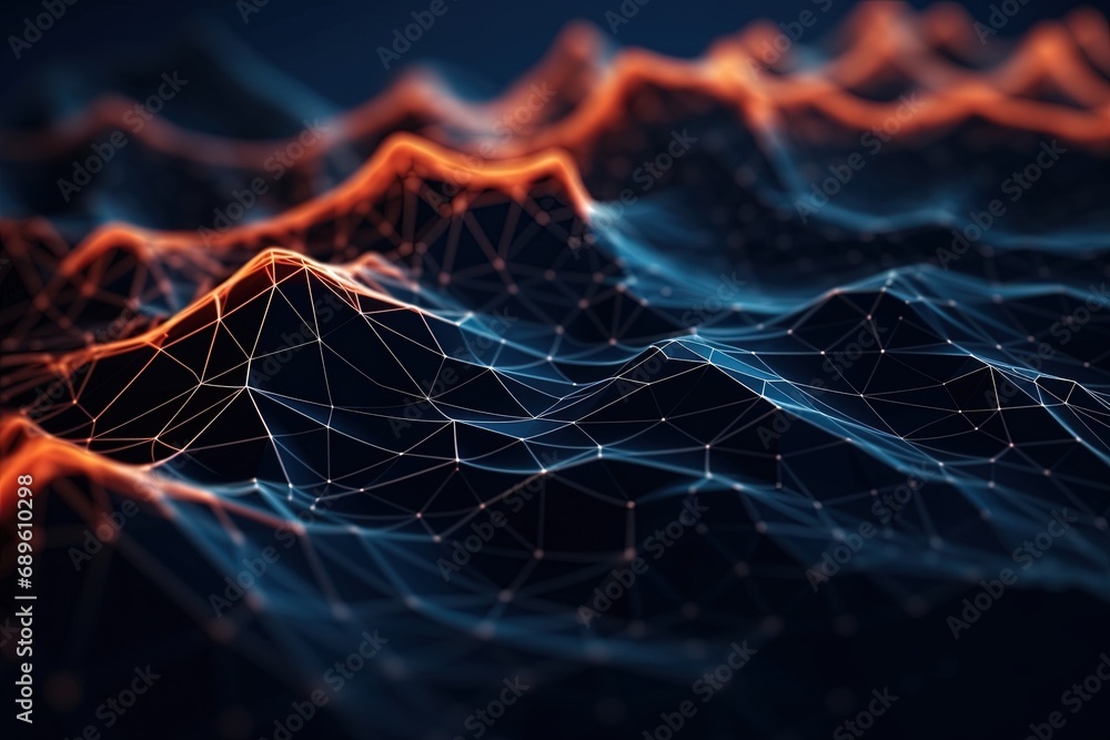 Abstract data visualization Insightful Data Visions - Unraveling Patterns and Trends Book Cover ...