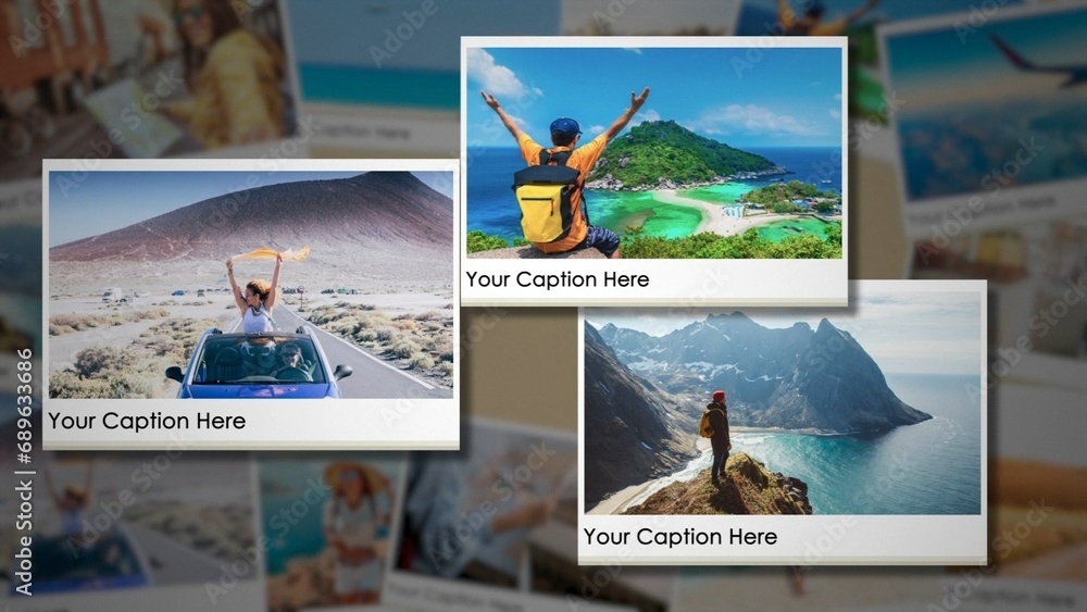 Picture Frame Collage Slideshow Opener Stock Template | Adobe Stock