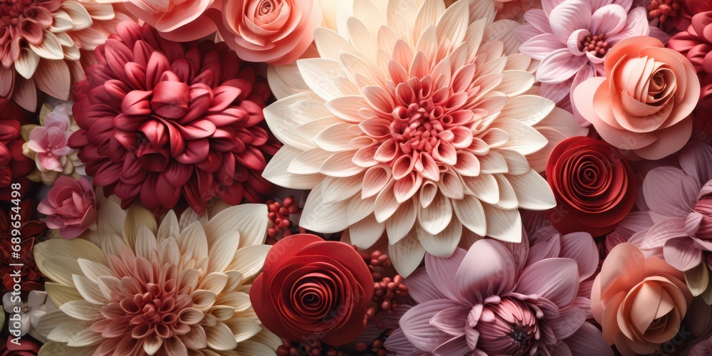 Combine different types of flowers or foliage to create contrasts in ...