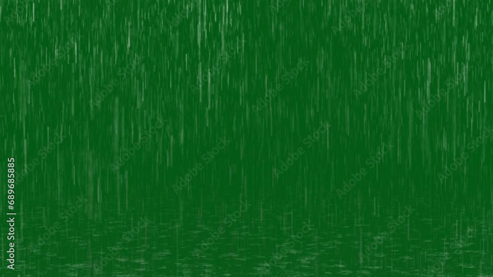 Rain high Resolution effect video green screen 4k, 3D Animation, Ultra ...