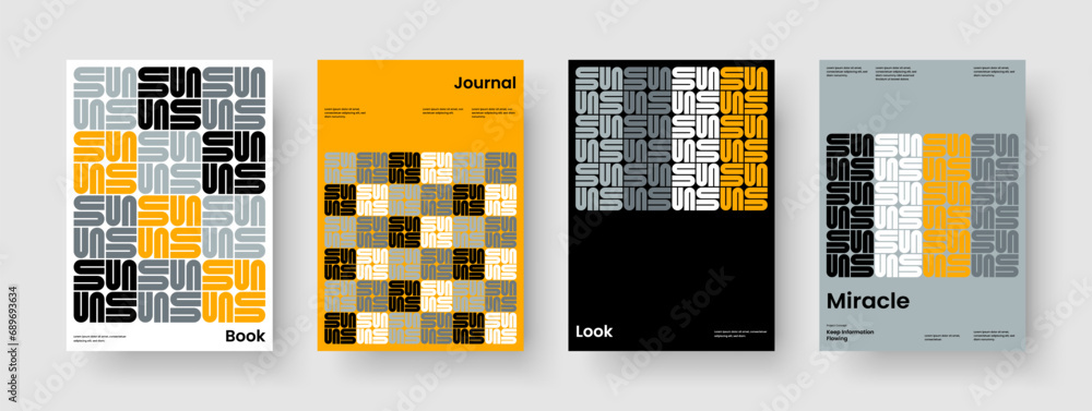 Modern Background Template. Isolated Banner Layout. Geometric Flyer ...