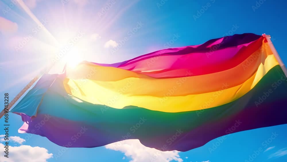 Original pride rainbow flag gay. Rainbow Gay America lesbian USA lgbtq ...