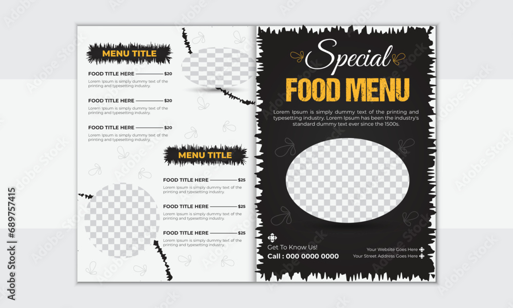 Food Menu Design Food Order, healthy food business online promotion ...