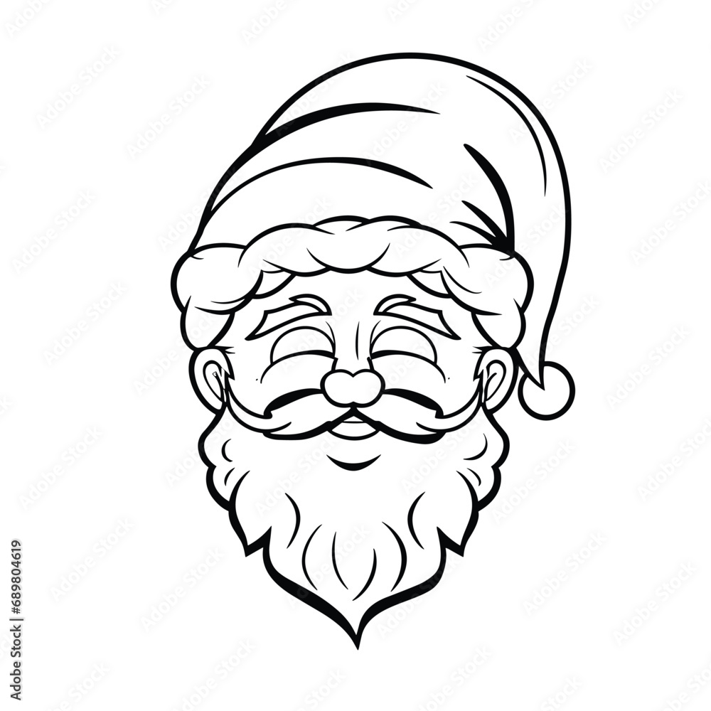 face of a person, santa claus cartoon, Santa Claus cartoon, Santa Claus ...