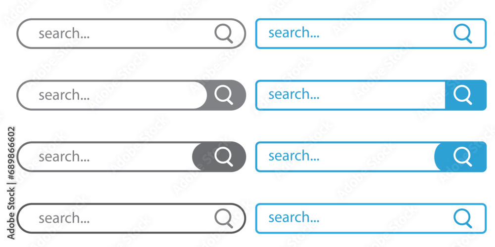 High resolution transparent Google search bar vector illustration ...
