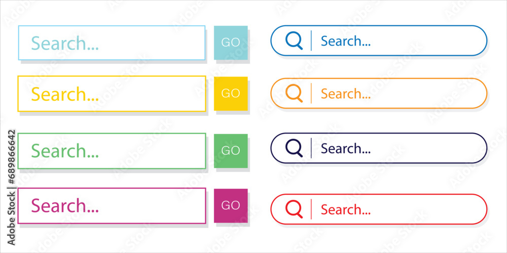 High resolution transparent Google search bar vector illustration ...