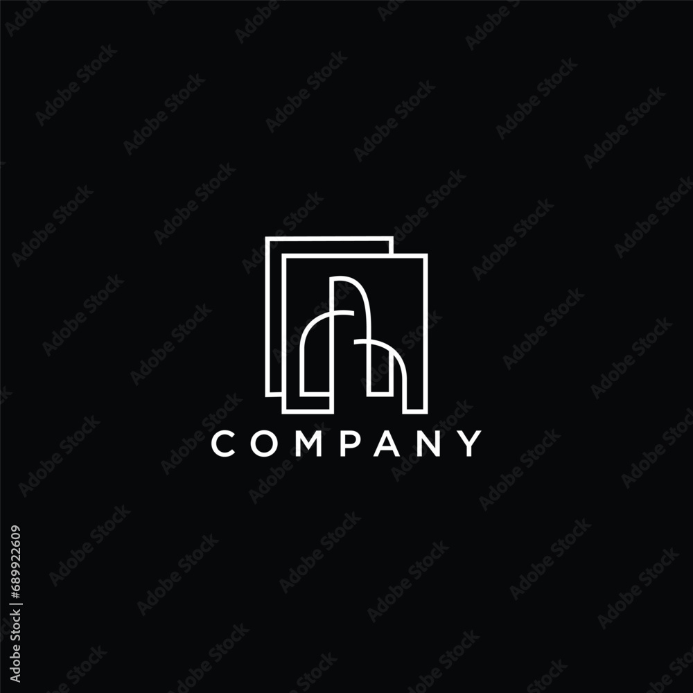 Real Estate Business Logo Vector Template. Line Building, Property ...