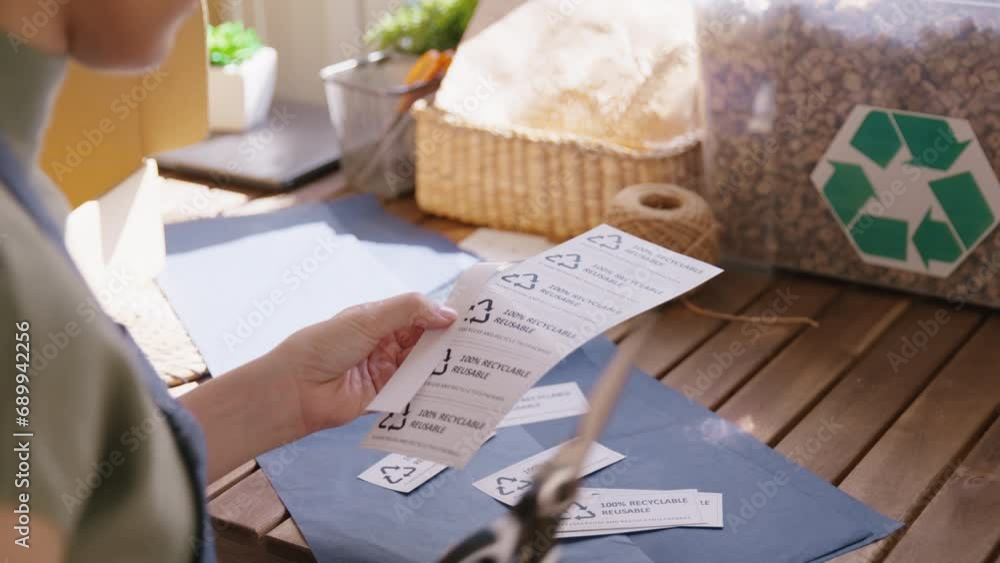 Eco ESG vendor prepare go green tag box design net zero waste free ...