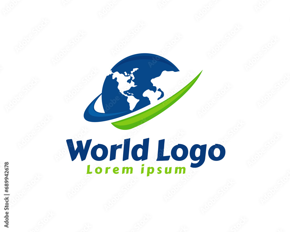 world earth globe universe solution logo icon symbol design template ...