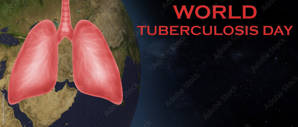 World Tuberculosis Day. Infectious tuberculosis, lung cancer ...