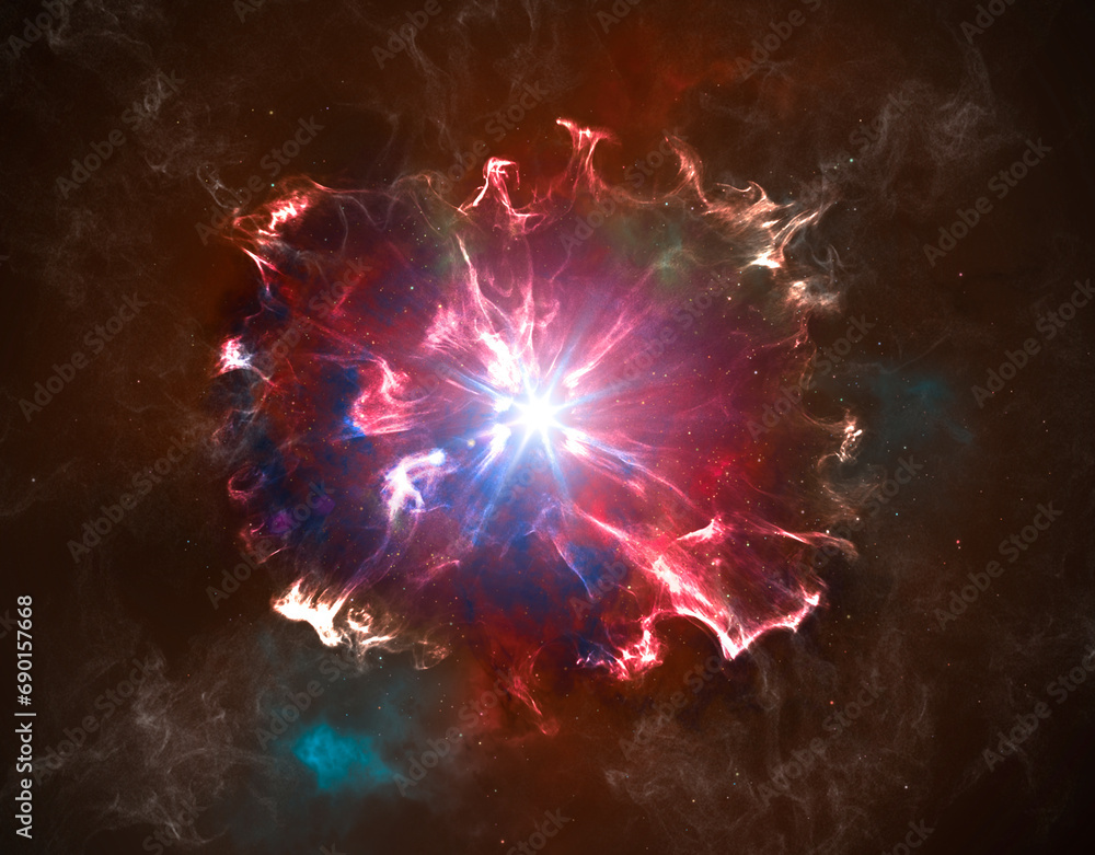 Photo & Art Print Nebula, universe space, galaxies birth of the stars ...