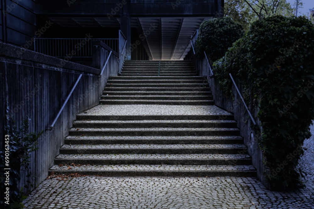 Dark liminal urban space in Germany Stock Photo | Adobe Stock