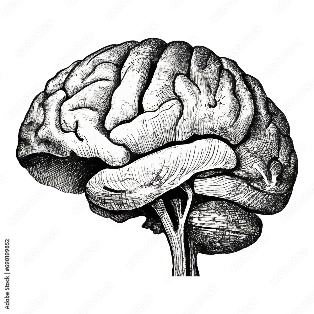 Pencil drawings reveal the complex structure of the human brain ...