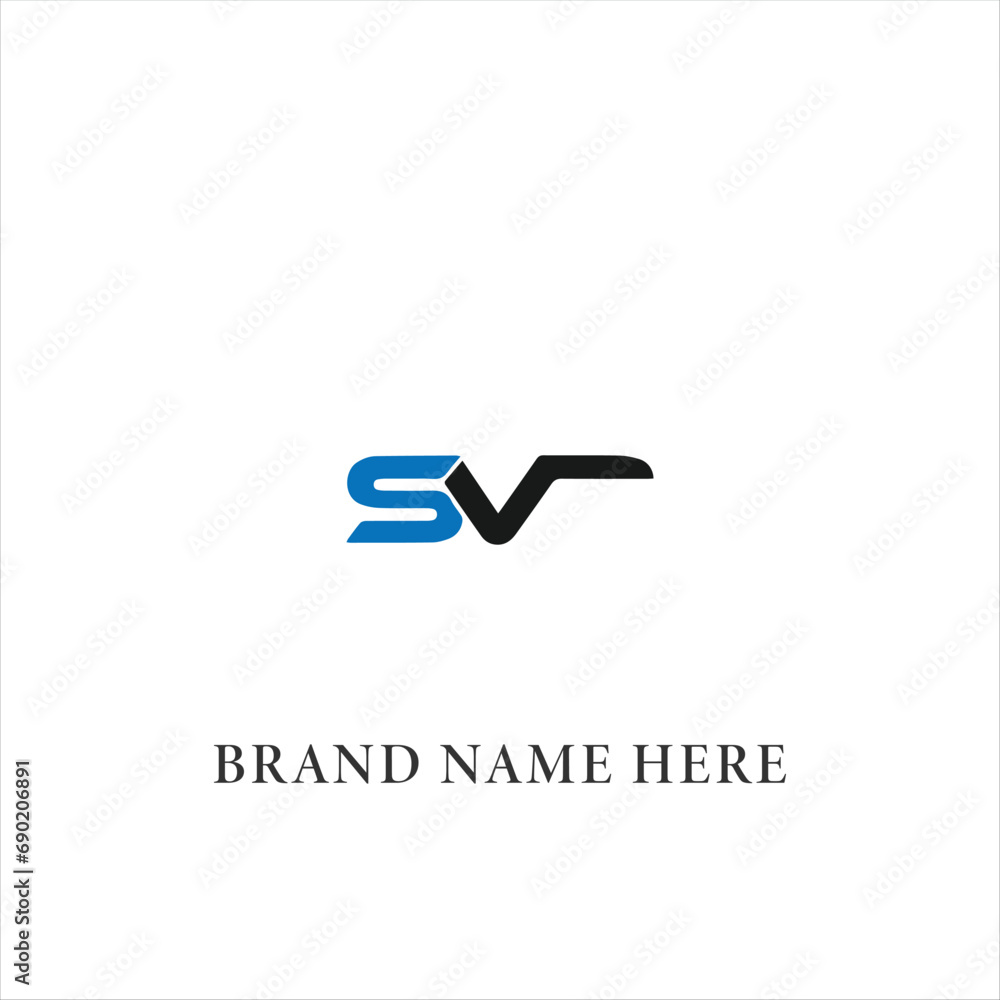 SV logo. S V design. White SV letter. SV, S V letter logo design ... SV logo. S V design. White SV letter. SV, S V letter logo design ...