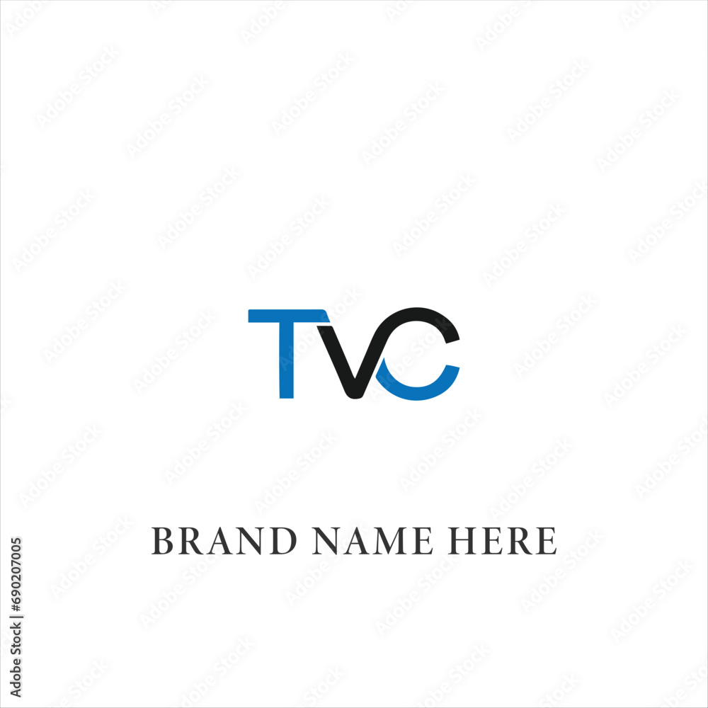 TVC logo. T V C design. White TVC letter. TVC, T V C letter logo design ...
