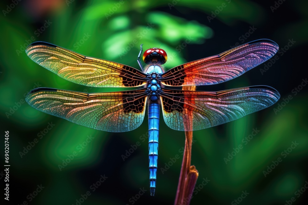 Beautiful bright Dragonfly high resolution HD large format not blurry ...