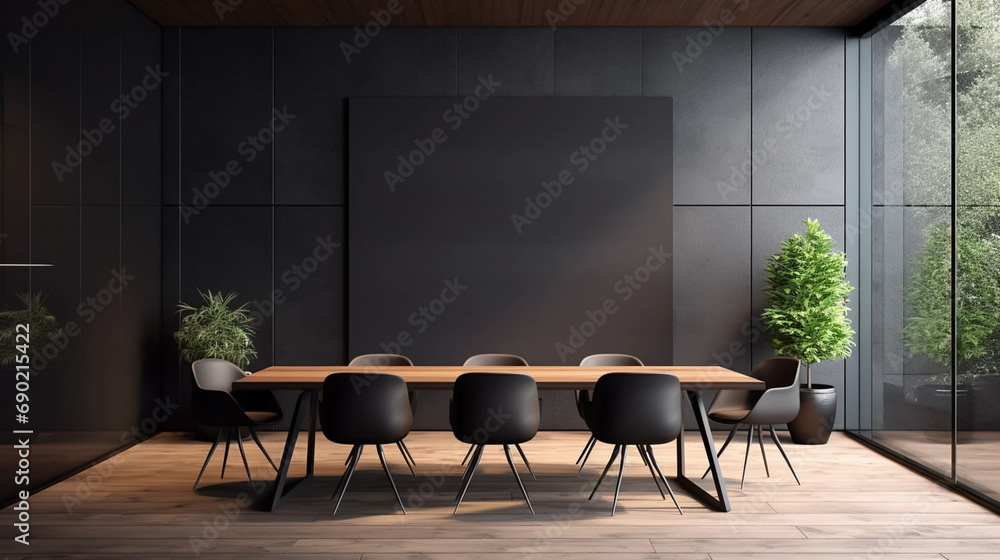 Copy space partition with place for advertising poster or logo in ...